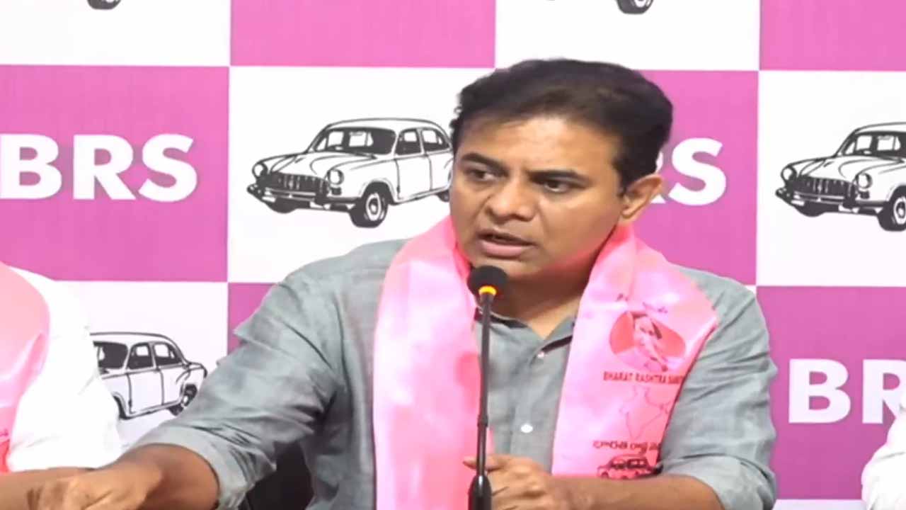 కాంగ్రెస్ కారణంగా రైతులు పరేషాన్: కేటీఆర్ | KTR Made Key Remarks On ...