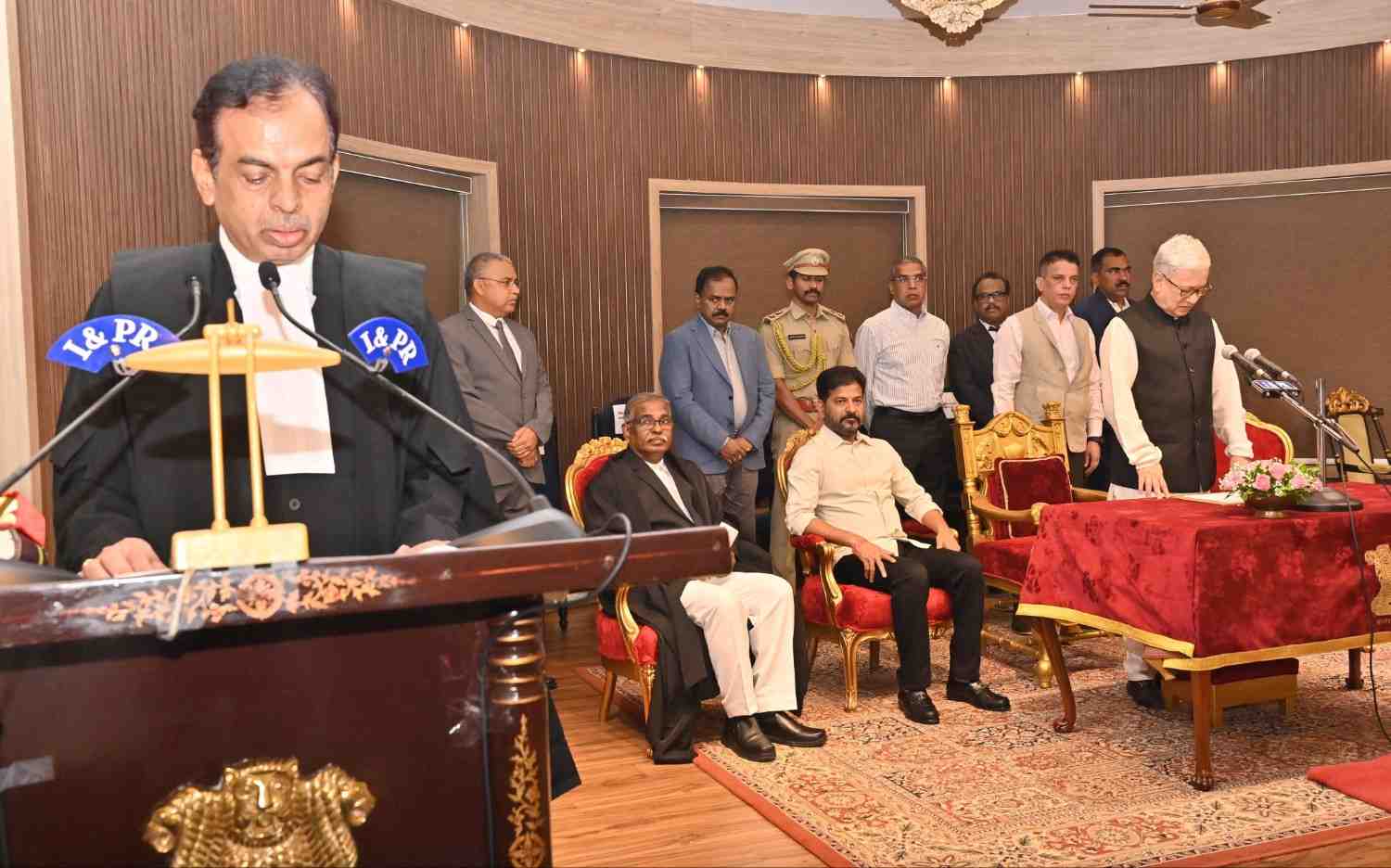 తెలంగాణ లోకాయుక్తగా జస్టిస్‌ ఎ.రాజశేఖర్‌రెడ్డి ప్రమాణస్వీకారం | Justice ...